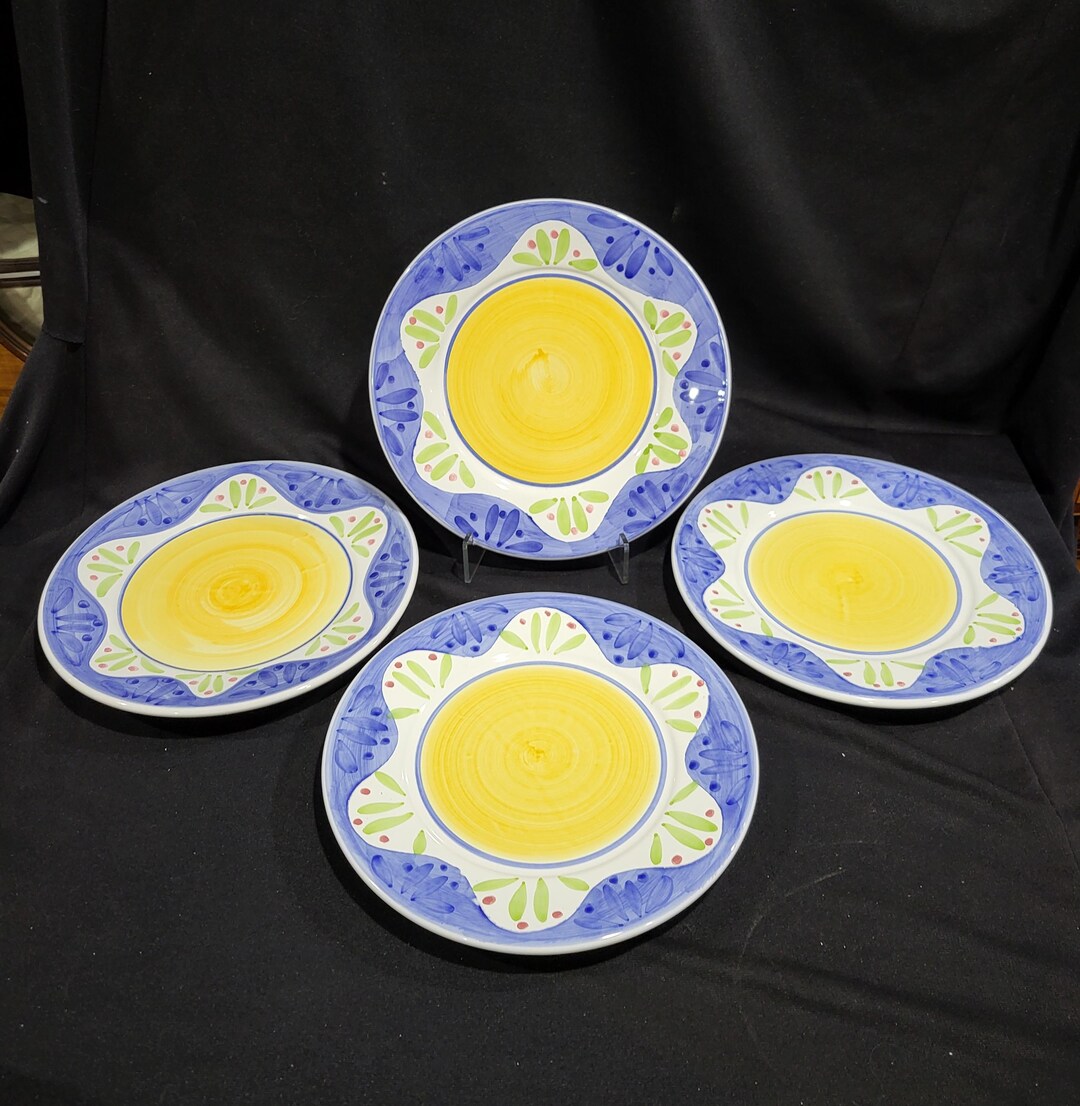 Caleca Collinia Ceramic Terracotta Dinner Plates, Set of 4, Pre-owned ...