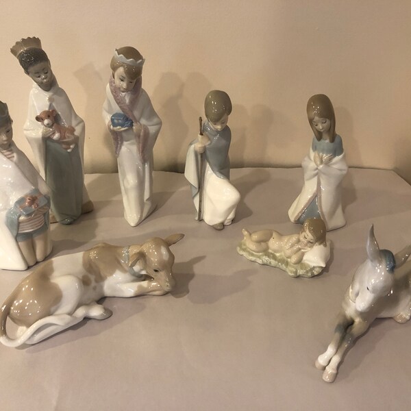 Lladro Children Nativity Set - Etsy