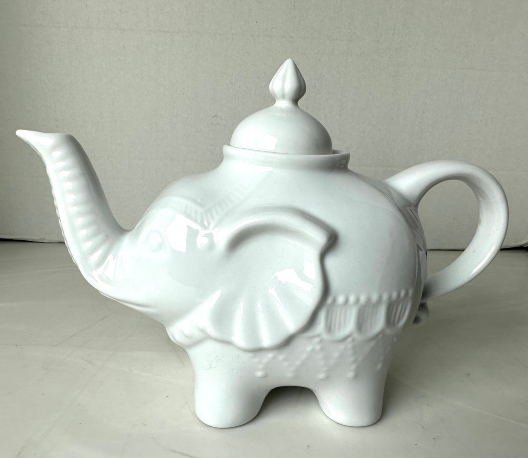 Cordon Bleu Ceramic Elephant Tea Pot 28oz. - Etsy