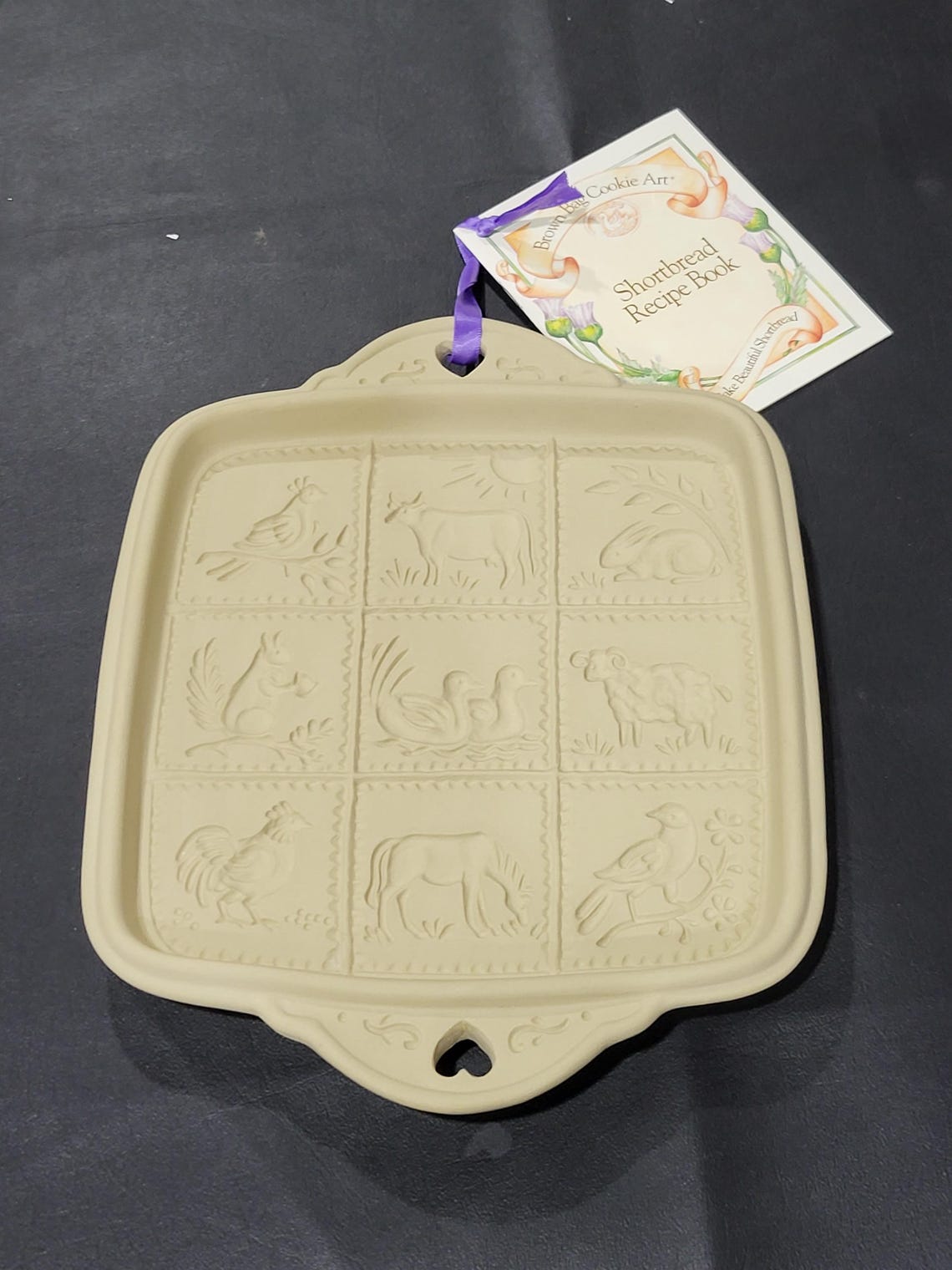 Hill Design Stoneware Shortbread Cookie Mold, New - Etsy