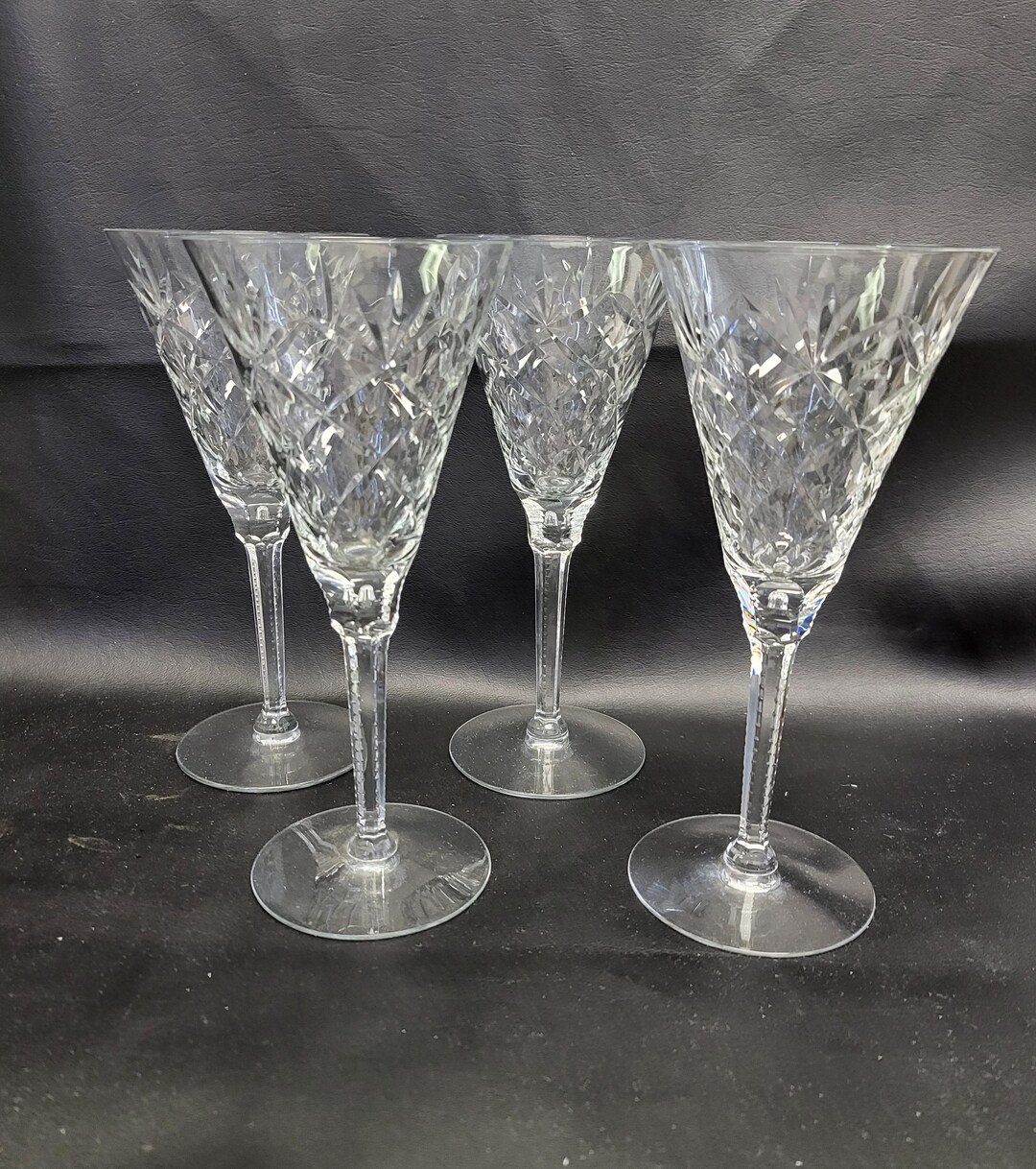 Stratford Water Goblets by Seneca Glass Co., Set of 4 - Etsy
