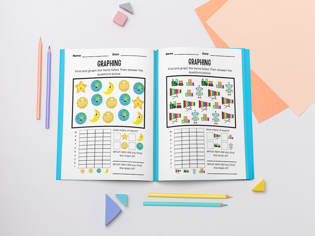 Graphing Fun: Worksheets for Kids! - Etsy