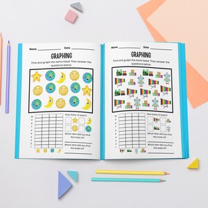 Graphing Fun: Worksheets for Kids! - Etsy