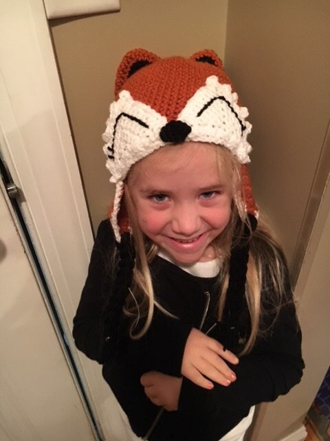Fancy the Fox Hat Winter Hat Character Hat Kids Hat Fox Hat Kids Winter ...