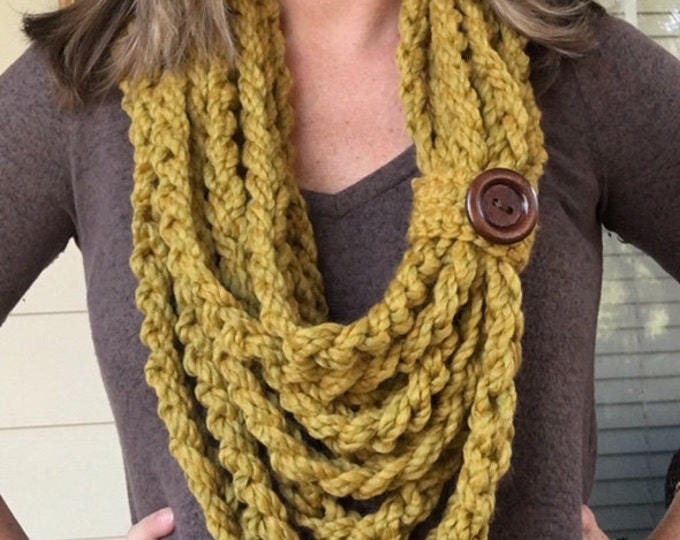 Fun Unique Scarf Button Scarf Stylish Scarf Winter - Etsy