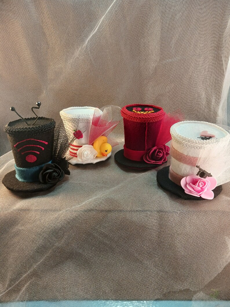 Hazbin Hotel Fan-made Mini Top Hats - Etsy Australia