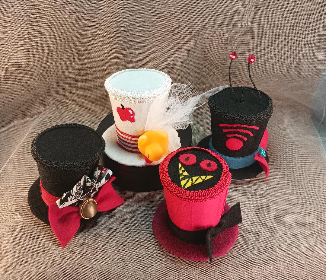 Hazbin Hotel Fan-made Mini Top Hats - Etsy