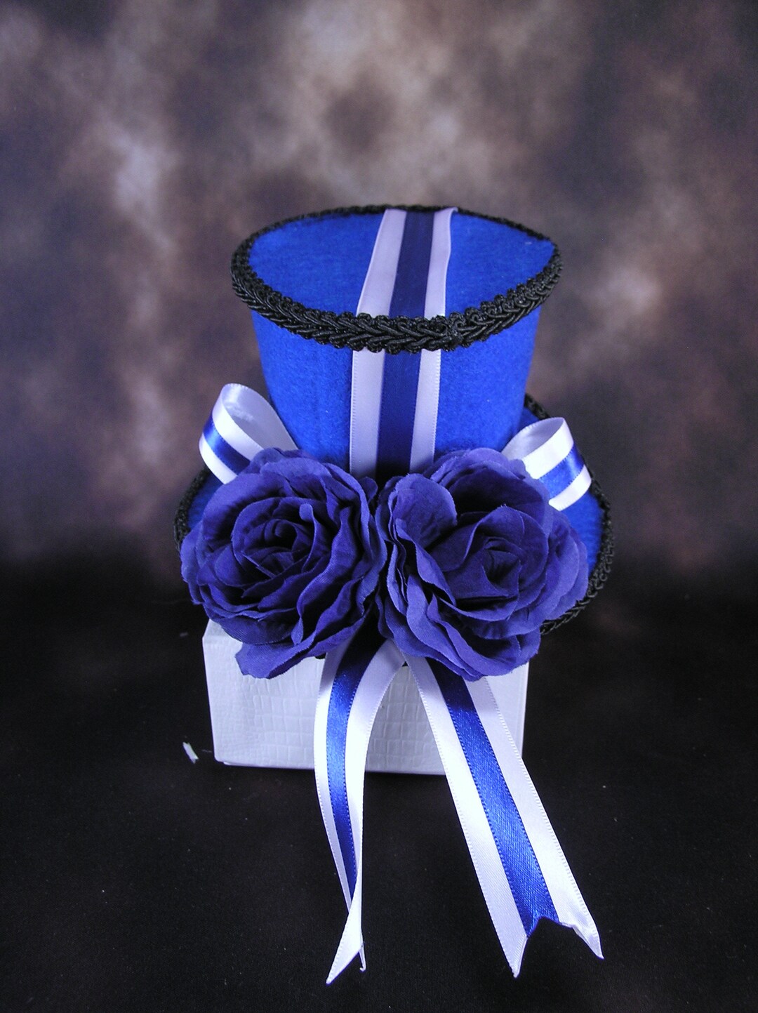 Blue and Black Small/mini Ciel Phantomhive Top Hat - Etsy