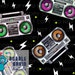 Retro Neon Boombox and Bolts Seamless Pattern File - Etsy