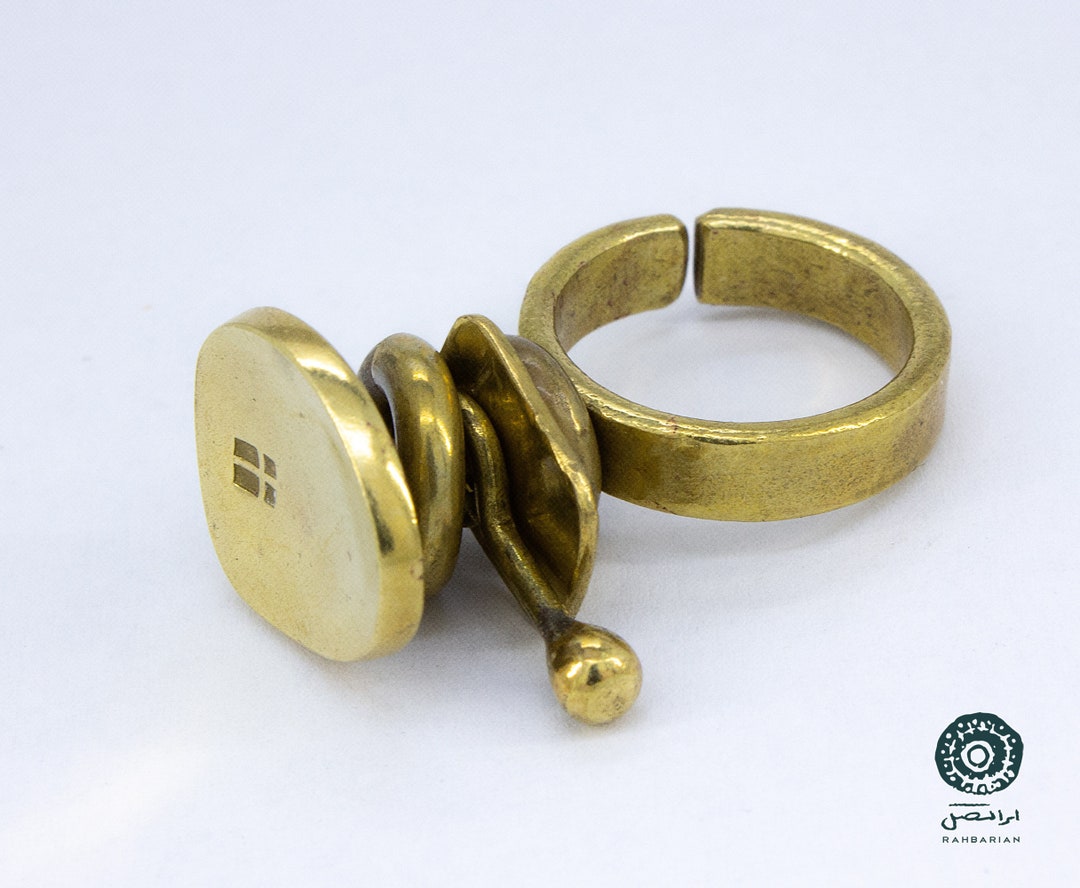 Talisman Ring, Brass - Etsy