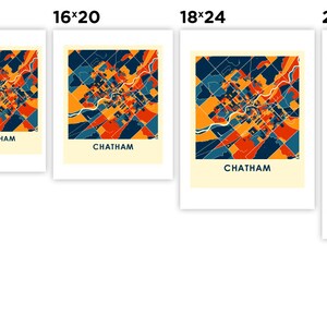 Chatham-kent Map Print - Full Color Map Poster - Etsy