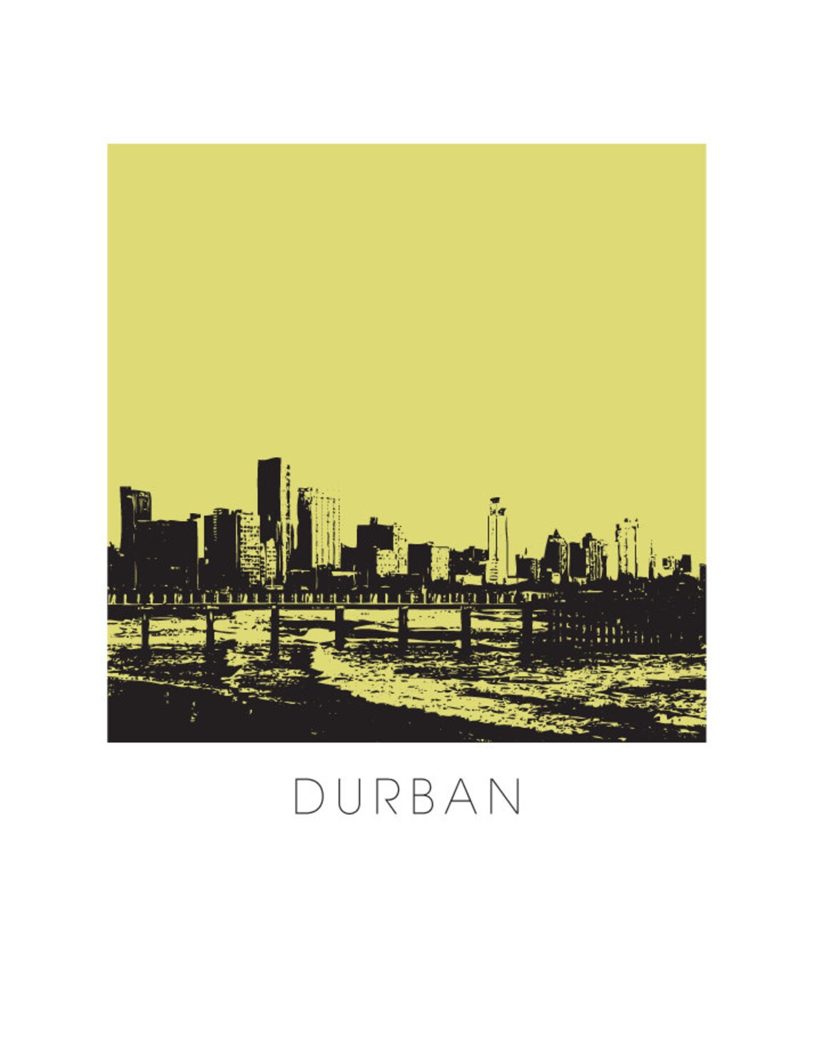 Durban Art Poster - Etsy
