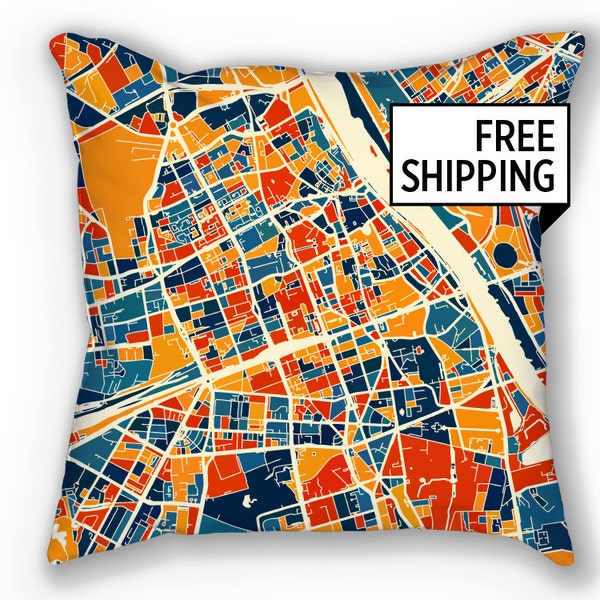 Map Pillows - Etsy