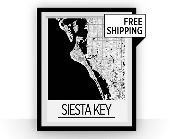 Siesta Key Florida Map