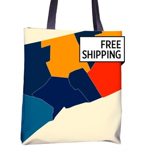 Connecticut Map Tote Bag - CT Map Tote Bag 15x15 - Etsy