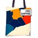 Connecticut Map Tote Bag CT Map Tote Bag 15x15 - Etsy
