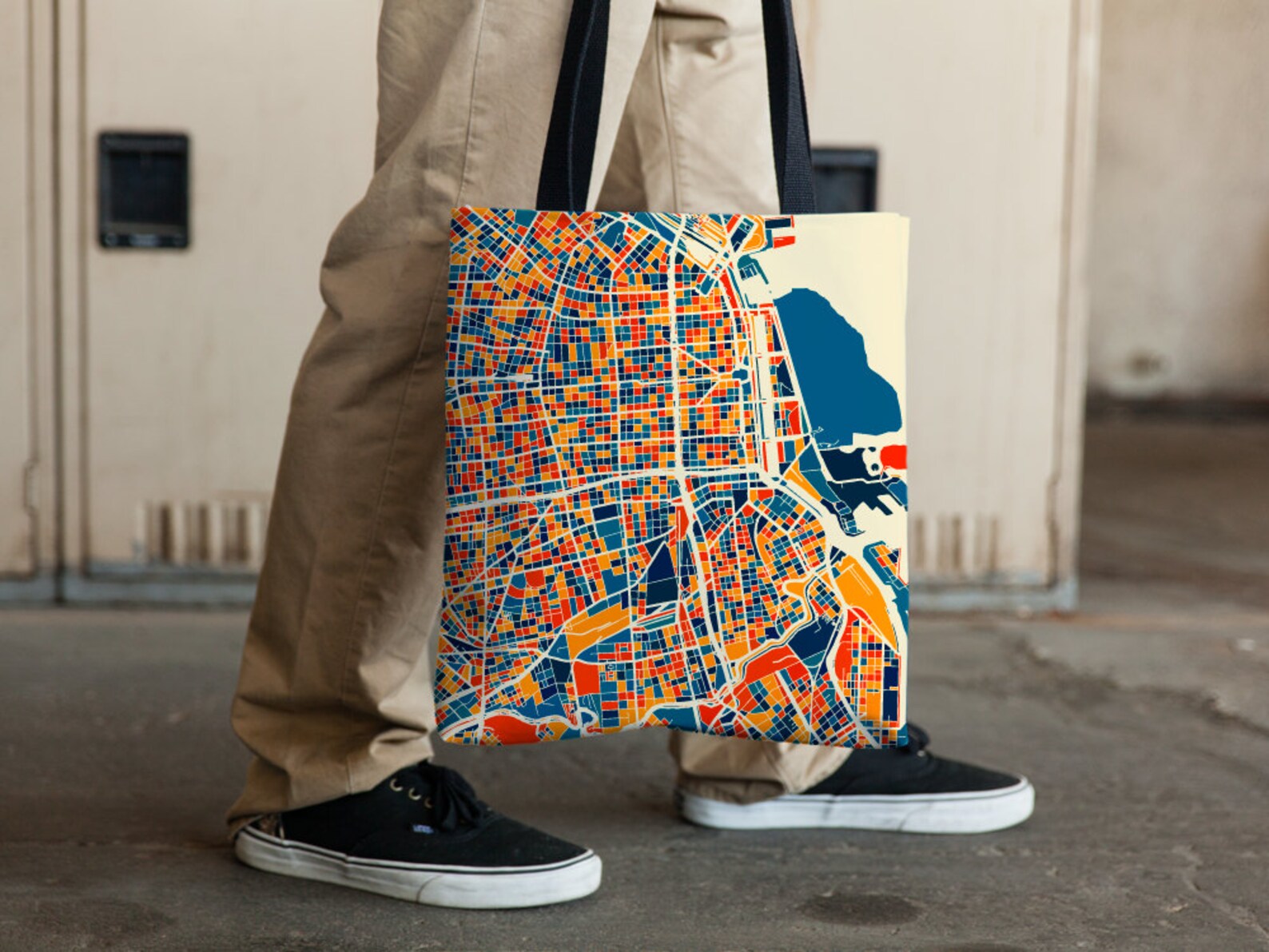 Buenos Aires Map Tote Bag Argentina Map Tote Bag 15x15 | Etsy