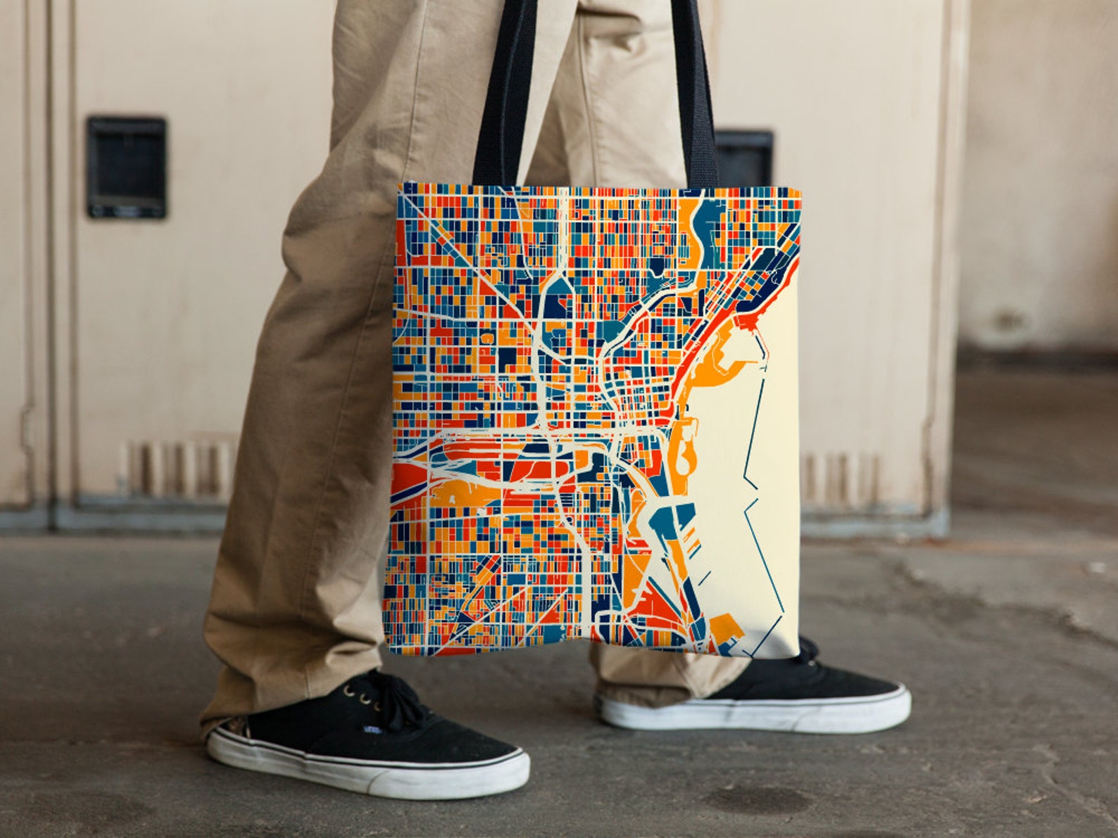 Milwaukee Map Tote Bag - Wisconsin Map Tote Bag 15x15 - Etsy