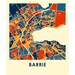 Barrie Ontario Map Print Full Color Map Poster - Etsy