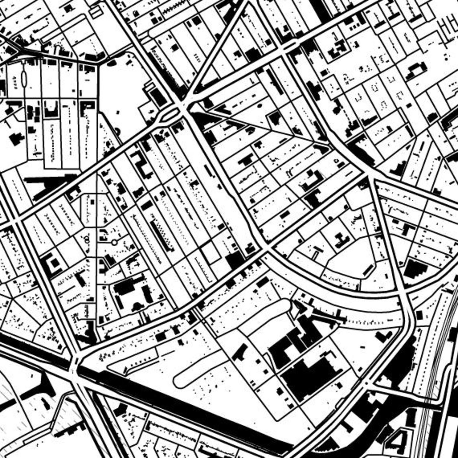 The Hague Map Poster Netherlands Map Print Art Deco Series - Etsy