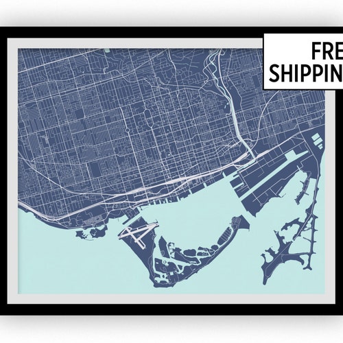 Toronto Print Toronto Skyline Canada Print Toronto Art | Etsy