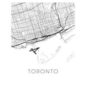 Toronto Map Print - Etsy