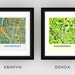 Albuquerque Map Print - Full Color Map Poster - Etsy