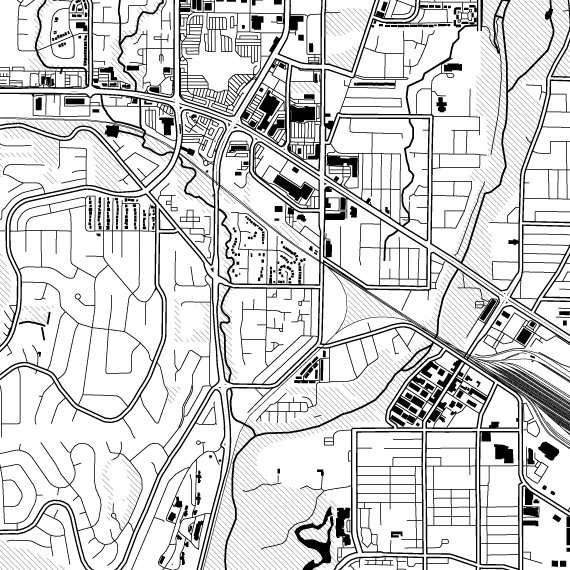 Coquitlam British Columbia Map Poster - British Columbia Map Print ...