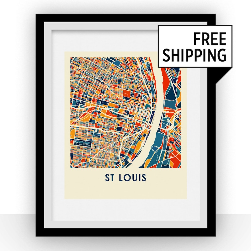 St Louis Poster - Etsy