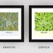 Dallas Map Print - Full Color Map Poster - Etsy