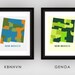 New Mexico Map Print - Full Color Map Poster - Etsy