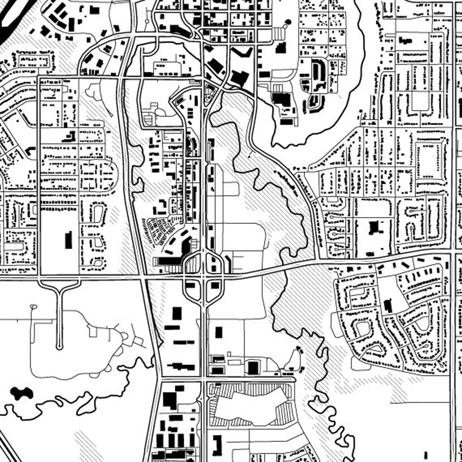 Red Deer Alberta Map Poster Alberta Map Print Art Deco | Etsy