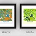 Moncton New Brunswick Map Print - Full Color Map Poster - Etsy