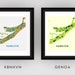 Hamilton Bermuda Map Print Full Color Map Poster - Etsy