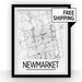 Newmarket Ontario Map Poster Ontario Map Print Art Deco Series - Etsy