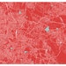 Bangalore Map Print - Choose Your Color - Etsy