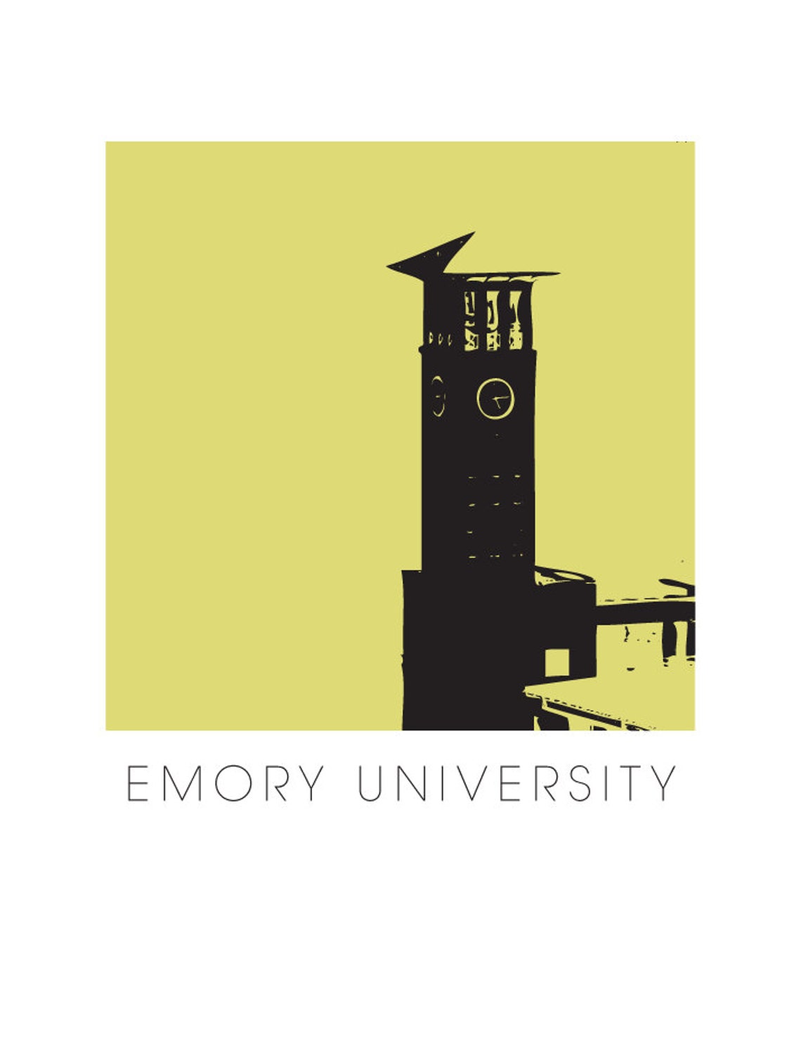 Emory University Art Poster | Etsy
