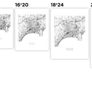 Nice Map Print - Etsy