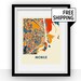 Mobile Map Print - Full Color Map Poster - Etsy