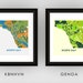 North Bay Ontario Map Print - Full Color Map Poster - Etsy