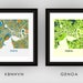Perth Map Print Full Color Map Poster - Etsy