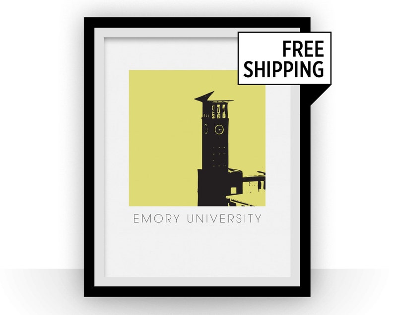 Emory University Art Poster - Etsy