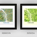 Portland Map Print Full Color Map Poster - Etsy