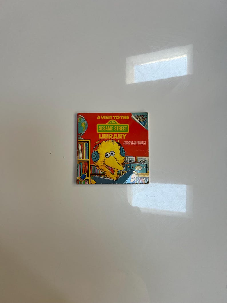 Vintage Paperback Book Sesame Street A Visit to the Library by Deborah ...