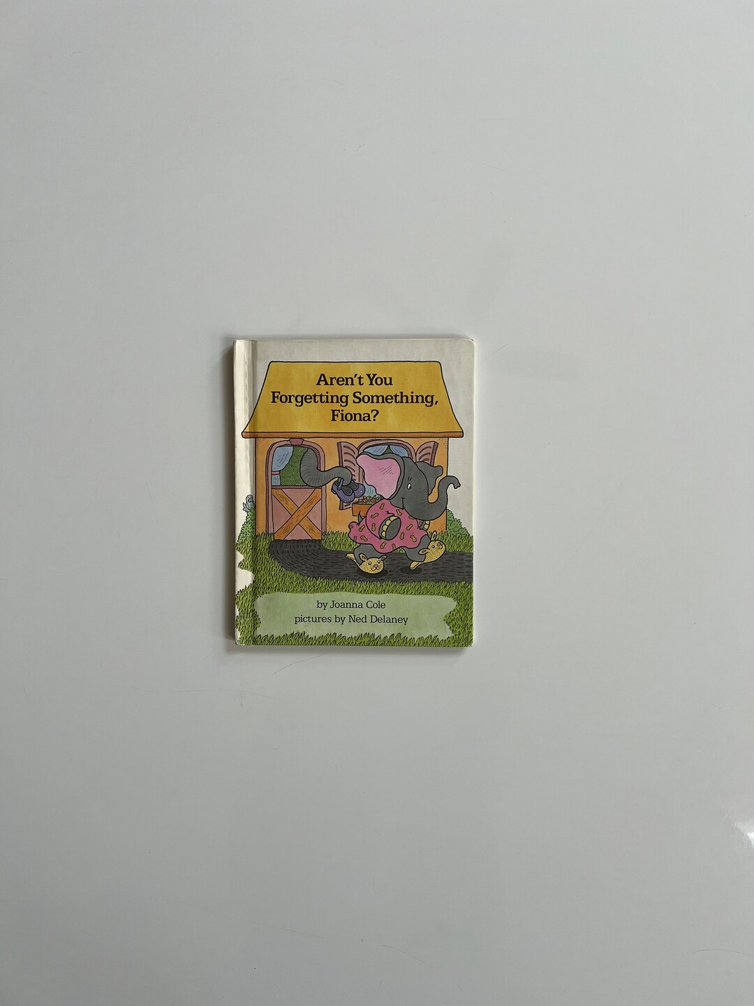 Vintage Childrens Book Forgetting Something Fiona Elephant Book 1983 by ...