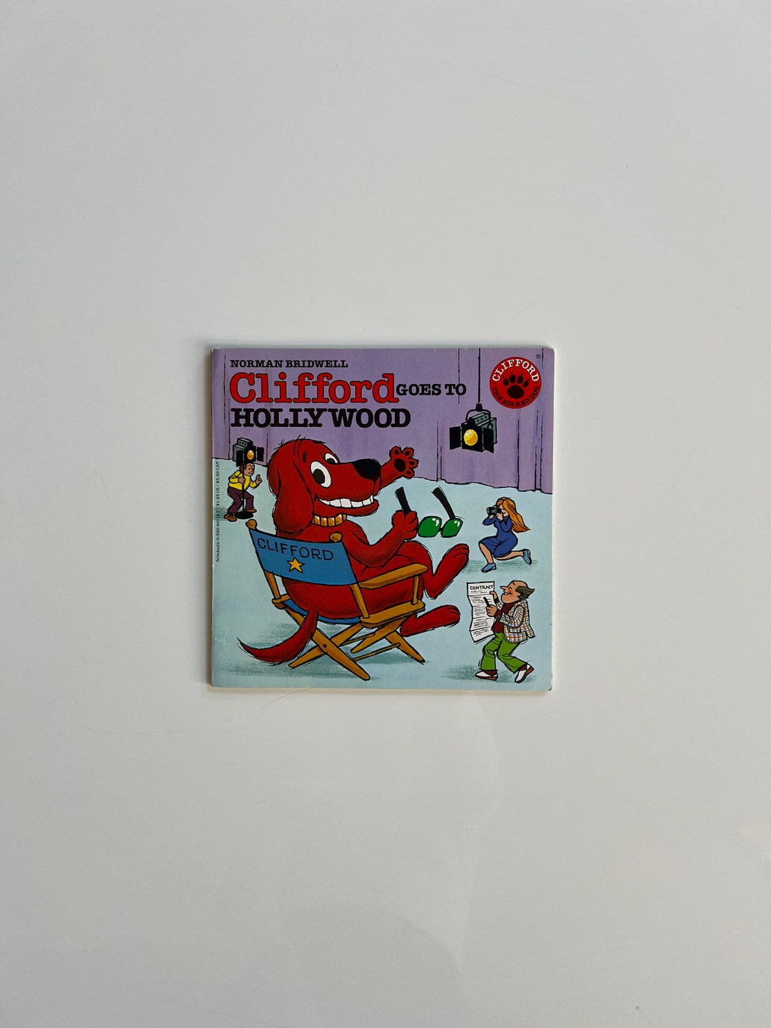 Vintage Clifford Big Red Dog Paperback Book Clifford Goes to Hollywood ...