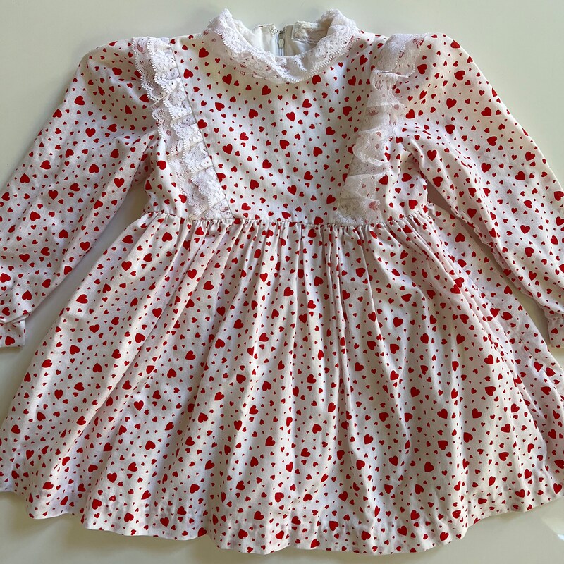 Heart Print Dress - Etsy
