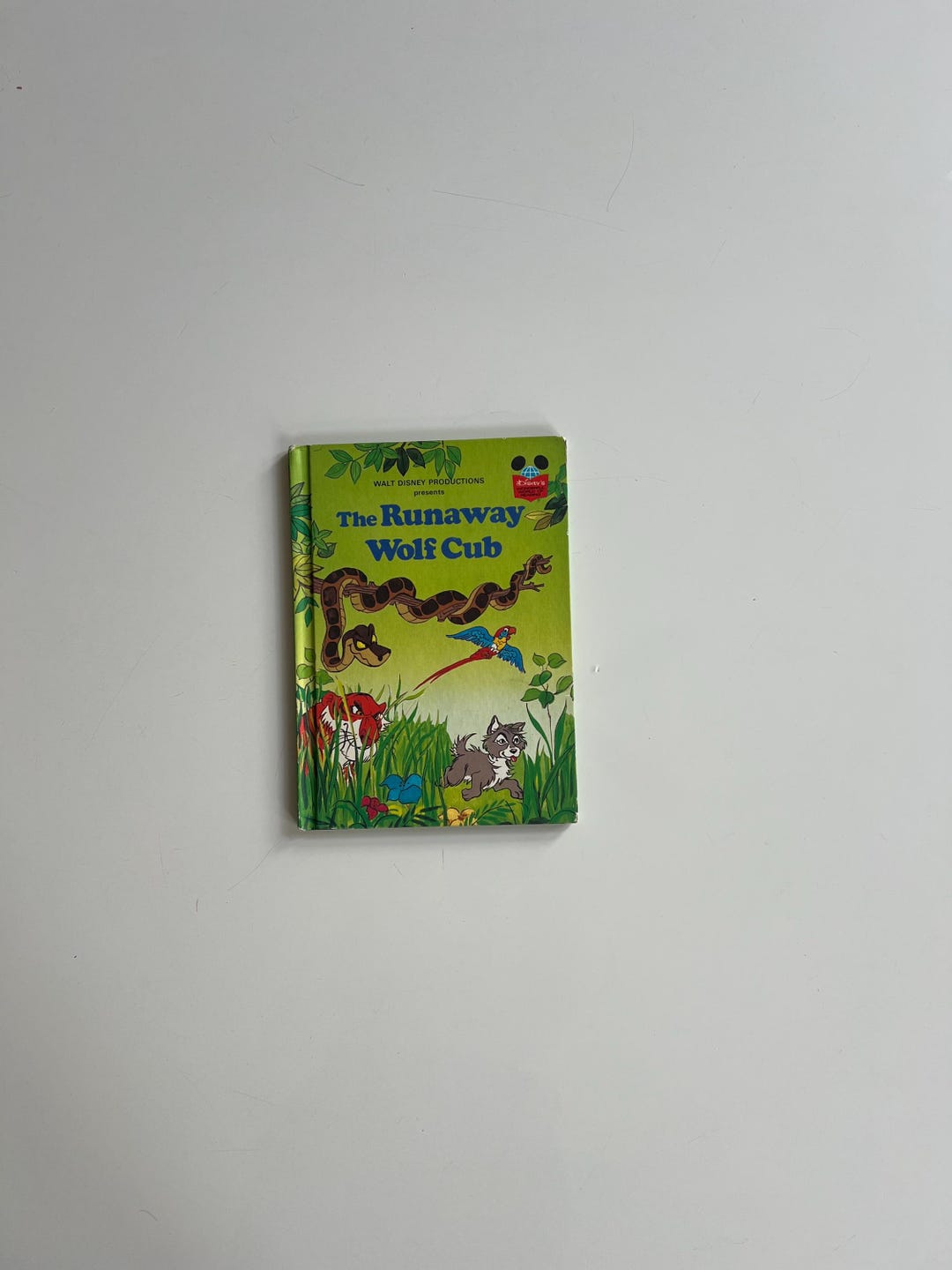 Vintage Walt Disney Book the Runaway Wolf Cub or Jungle Book With ...