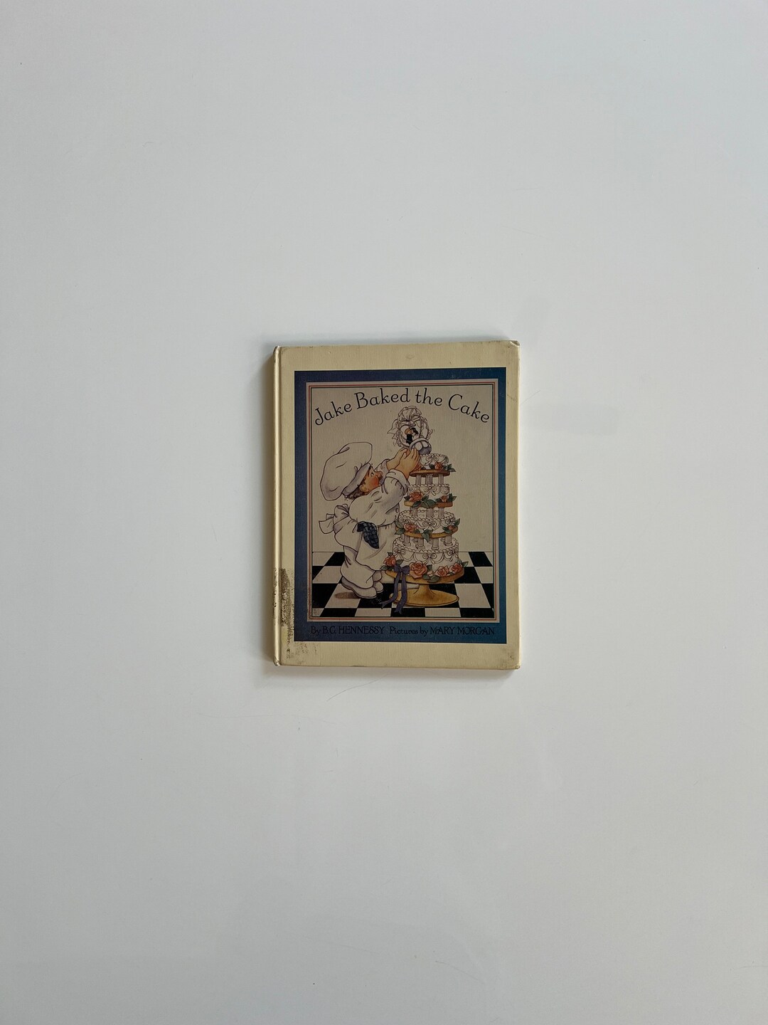 Vintage Childrens Book Hard Back Jake Baked the Cake by BG Hennessy ...