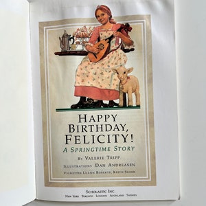 Vintage Book Happy Birthday Felicity A Springtime Story for American ...